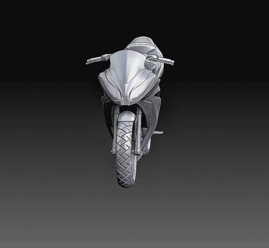 🏍️ Motorcycle 2・Free STL File for ・Cults