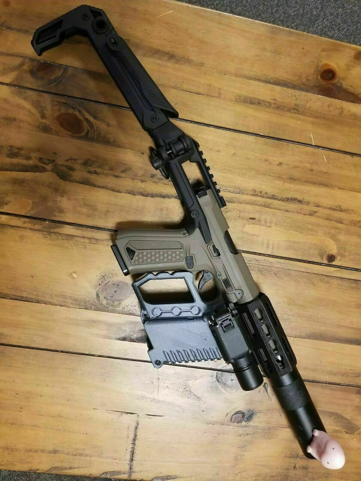 STL file Action Army AAP-01 100cm Keymod Style Rail 🎲 ・3D printable ...