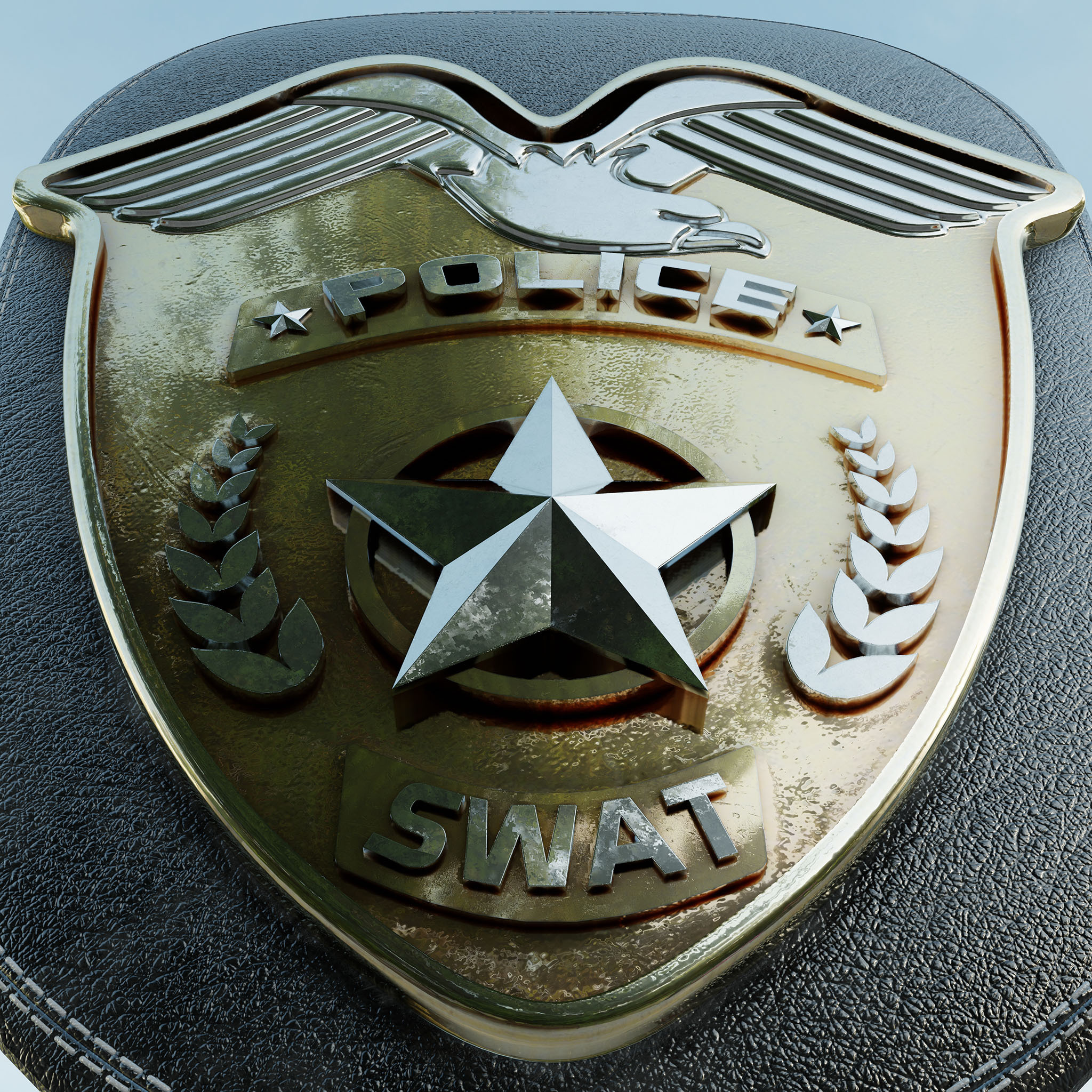 🚓 SWAT Police Badge・ 3D File for ・Cults
