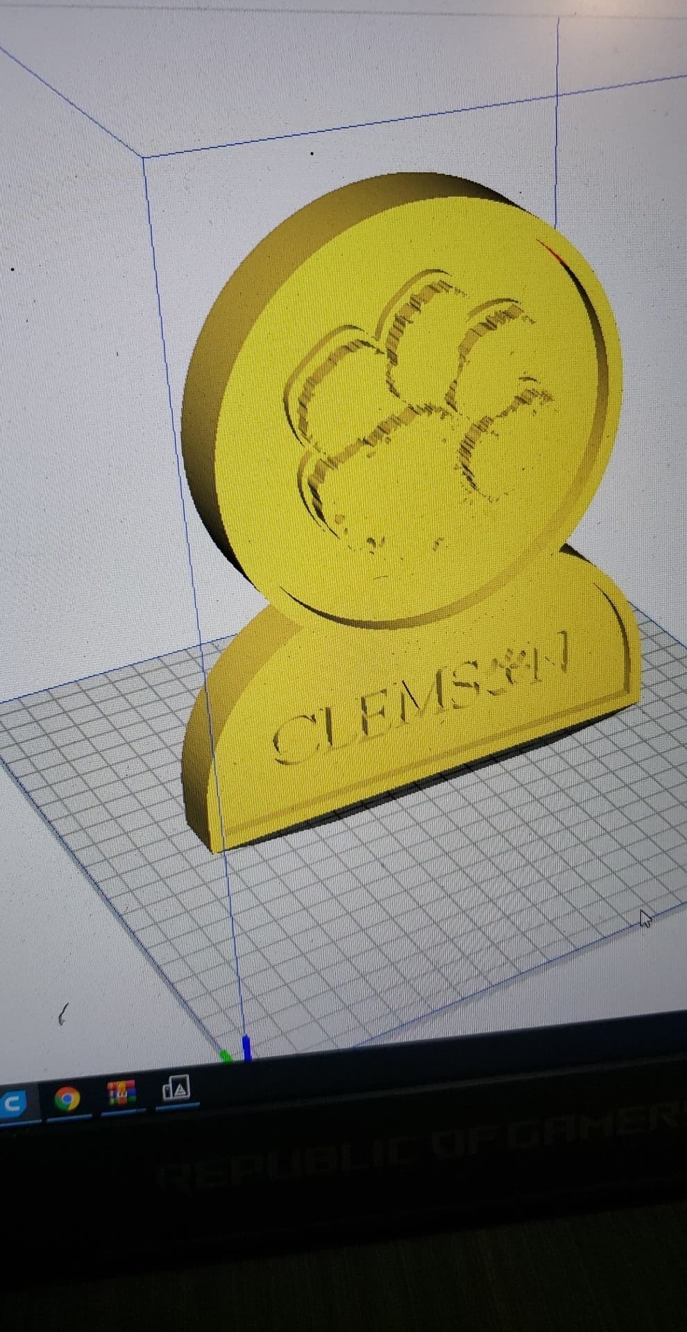 🎨 clemson paperweight・ STL File for ・Cults