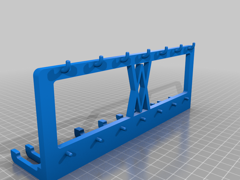 Free STL file Tubular Spanner Set Holder 071 I for screws or peg board ...