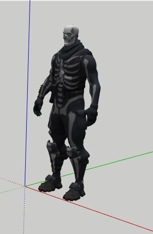 STL file Fortnite Skeleton 💀 ・Model to download and 3D print・Cults