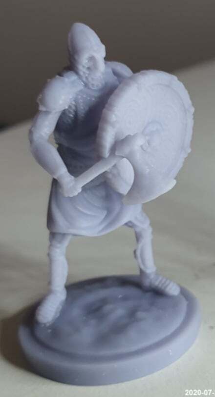 3D print Skeleton - Heavy Infantry - Axe + Round Shield - Defensive ...