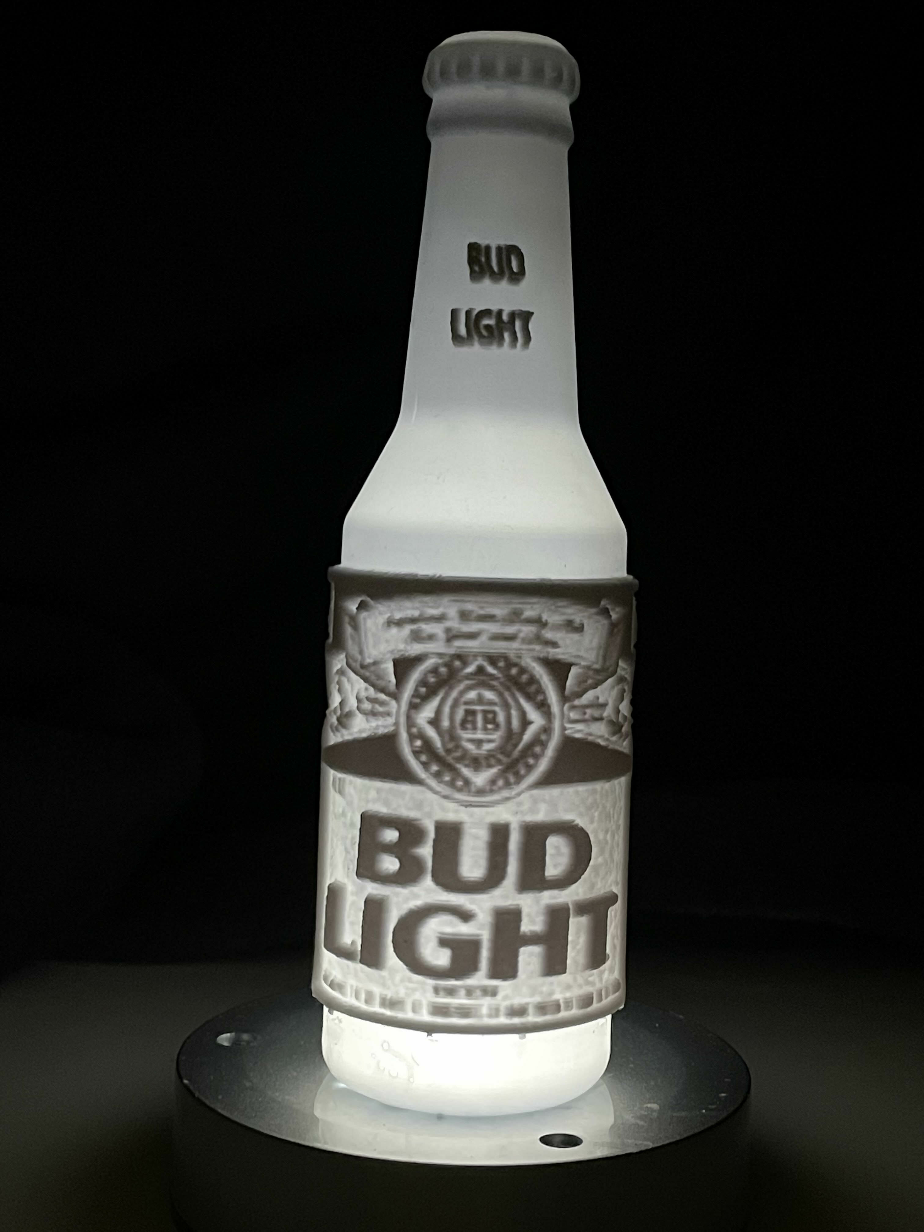 🍺 Bud Light long neck・ STL File for ・Cults