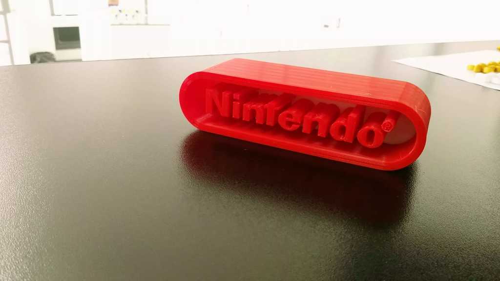 Archivo STL gratis Logo Nintendo en 3 Piezas - Nintendo logo in three ...