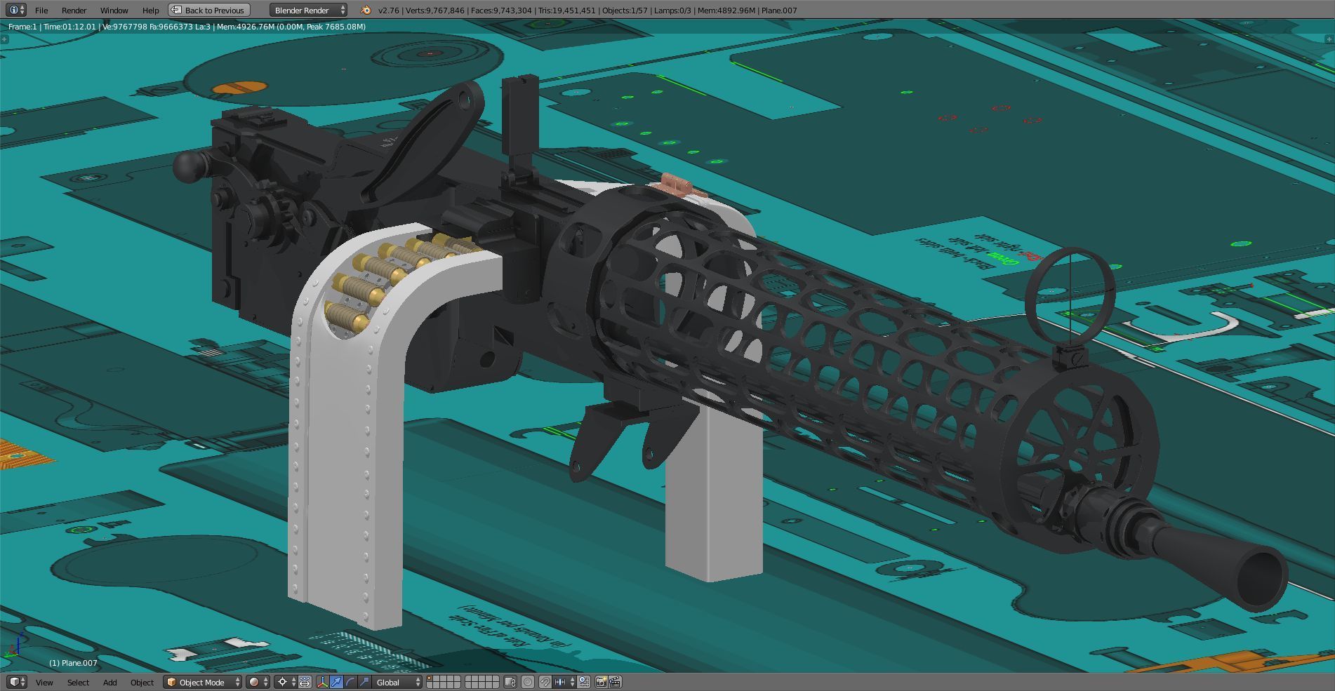 👽 LMG Spandau 1915・Free 3D File for ・Cults