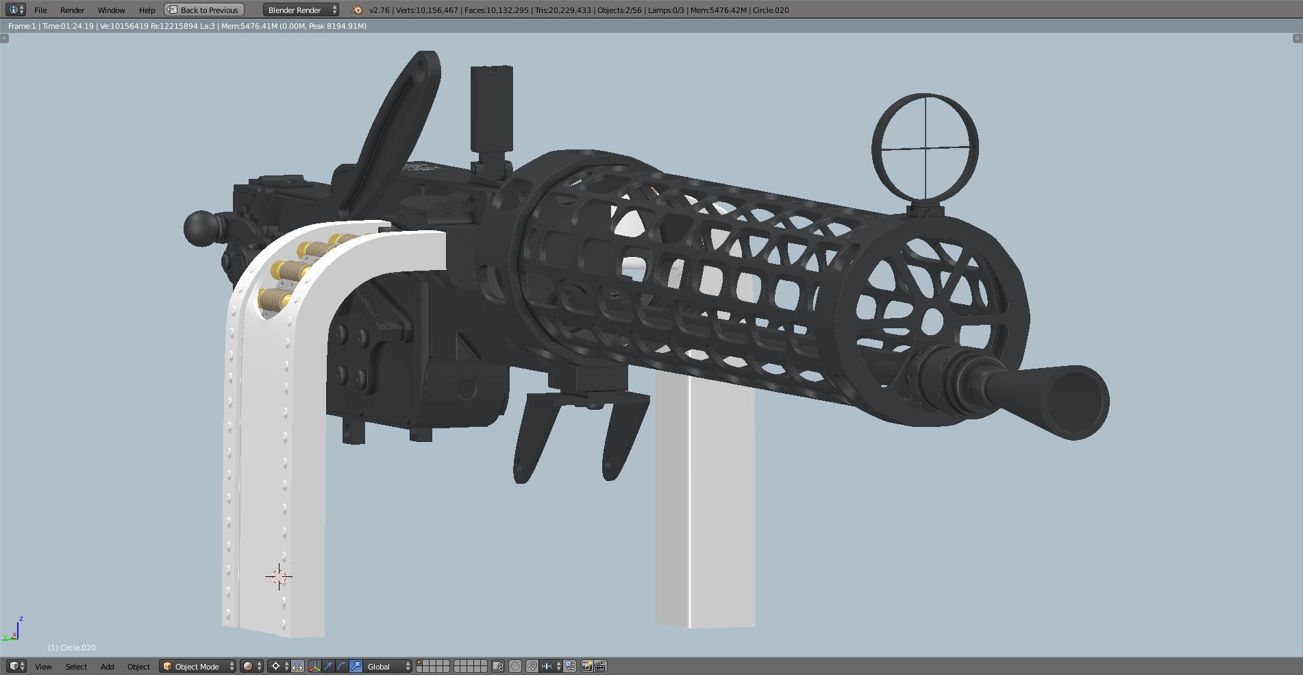 👽 LMG Spandau 1915・Free 3D File for ・Cults