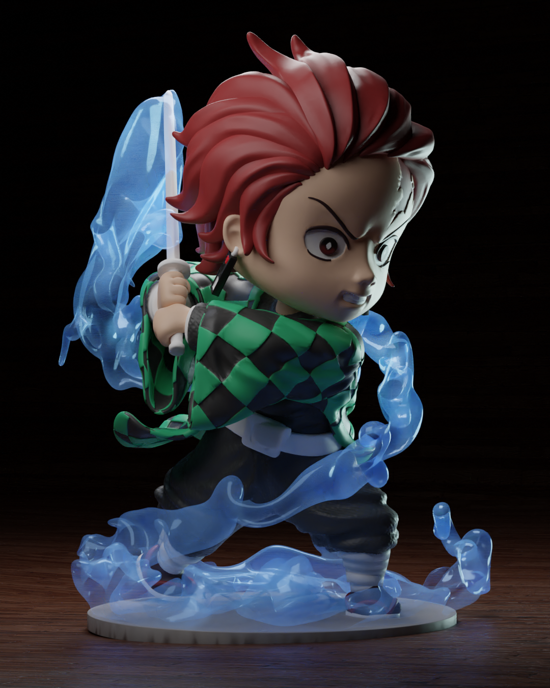 arquivo STL TANJIRO KAMADO - KIMETSU NO YAIBA - DEMON SLAYER 💬 ・Modelo ...