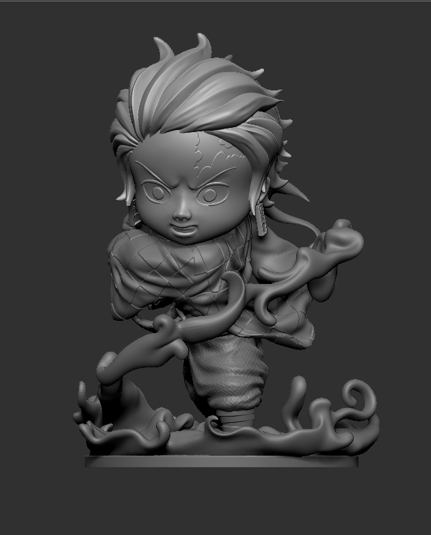 STL file TANJIRO KAMADO - KIMETSU NO YAIBA - DEMON SLAYER 💬 ・Template ...