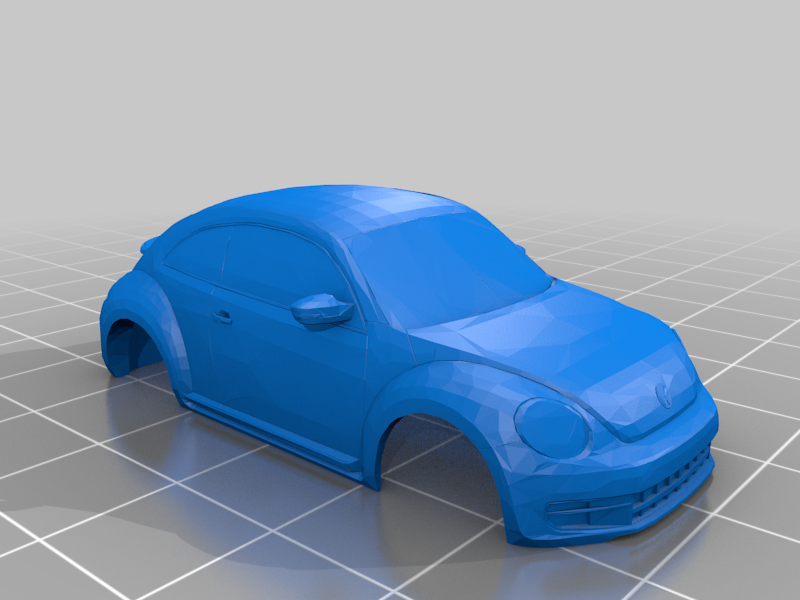 🪲 WIP - VW Beetle 2012 - Turbo Racing 1:76 Gen1・Free STL File for ・Cults