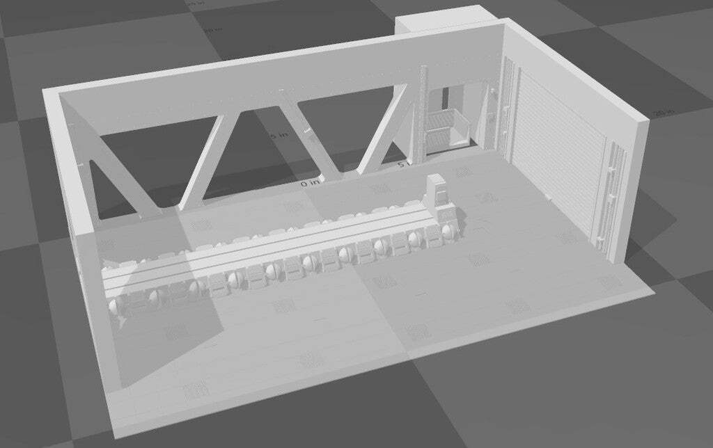 STL file Colonial Viper Launch Bay 1:32 Scale 🏛️ ・3D printing design to ...