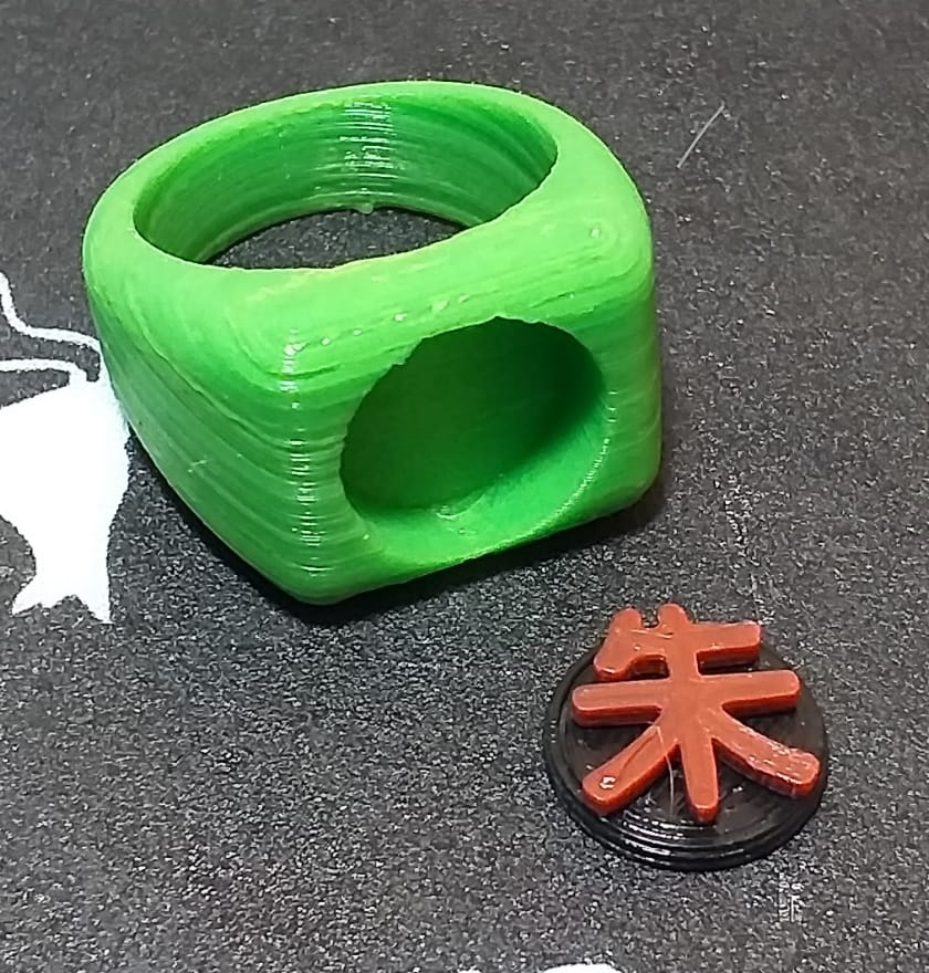 STL file Sasuke Red Naruto Ring 💍 ・Model to download and 3D print・Cults