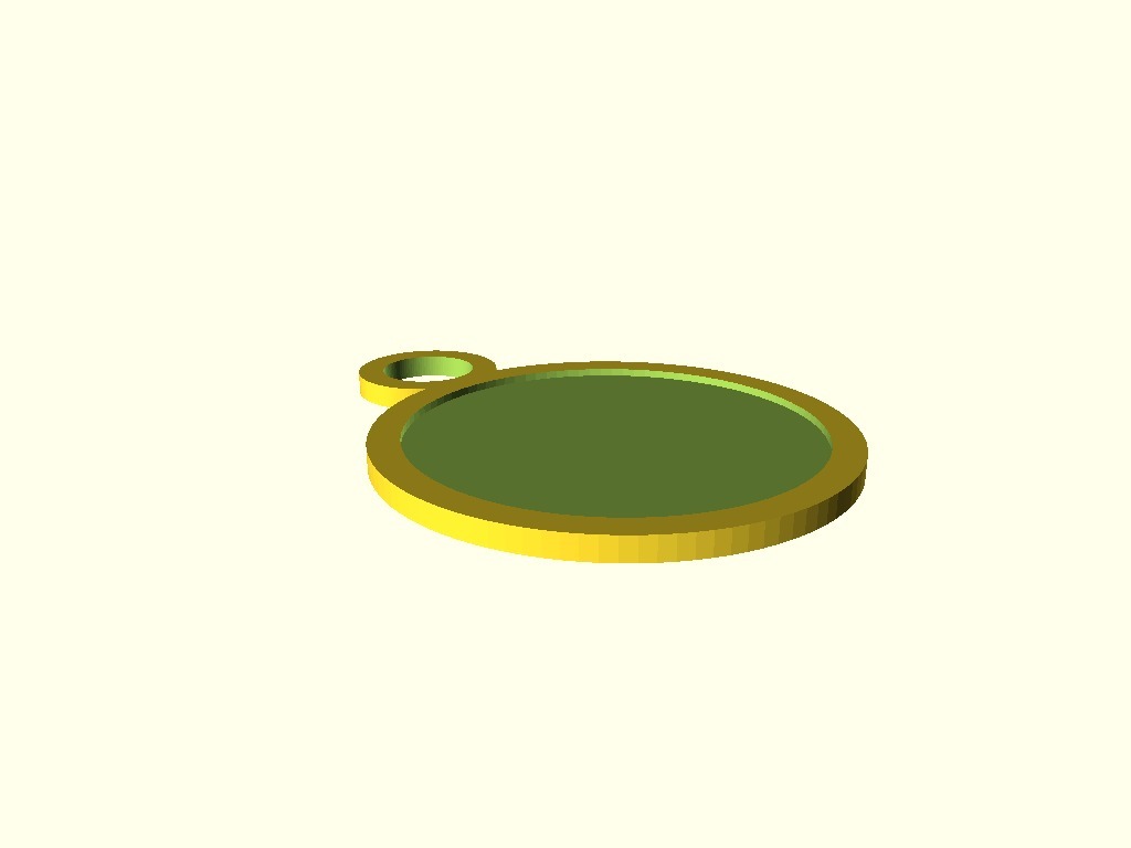Free 3D file Customizable round number keychain (OpenSCAD) 🗝️ ・3D ...