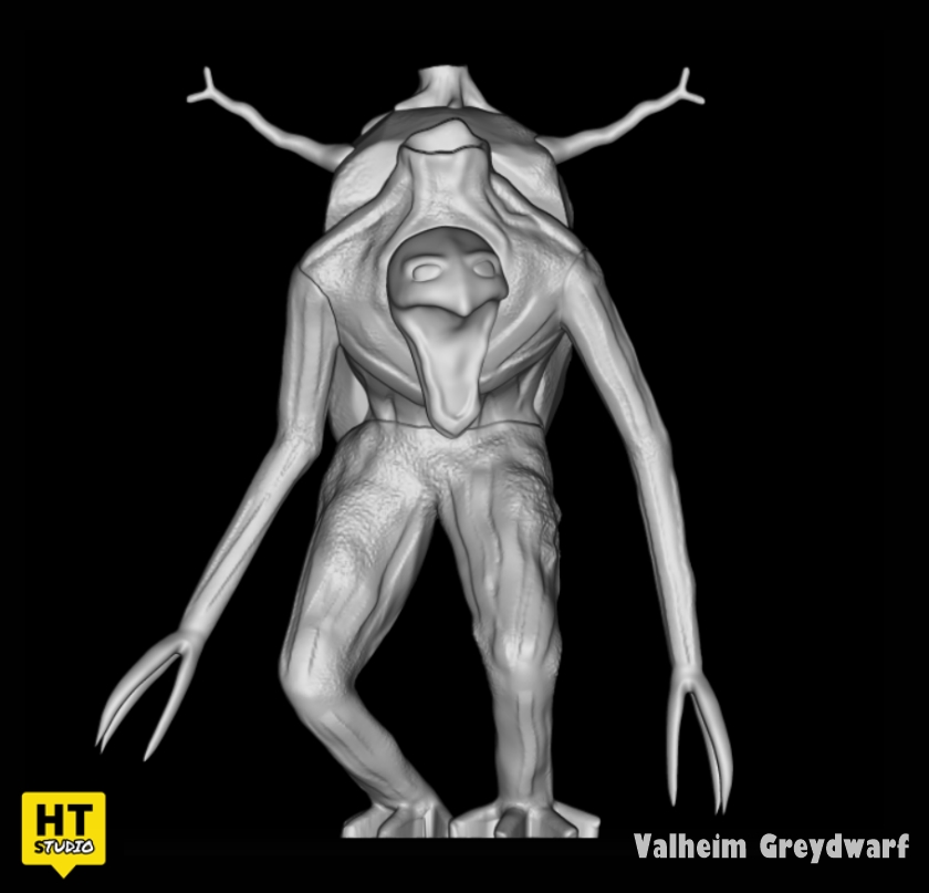STL file Valheim Greydwarf 🎲 ・Design to download and 3D print・Cults
