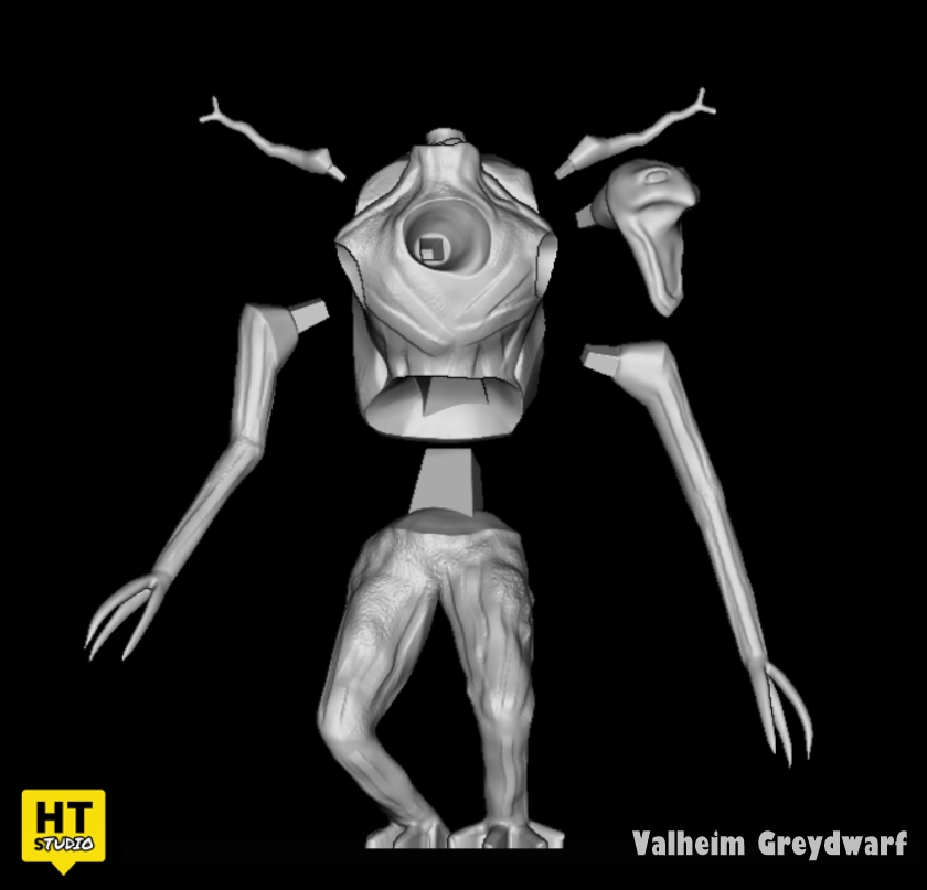 STL file Valheim Greydwarf 🎲 ・Design to download and 3D print・Cults