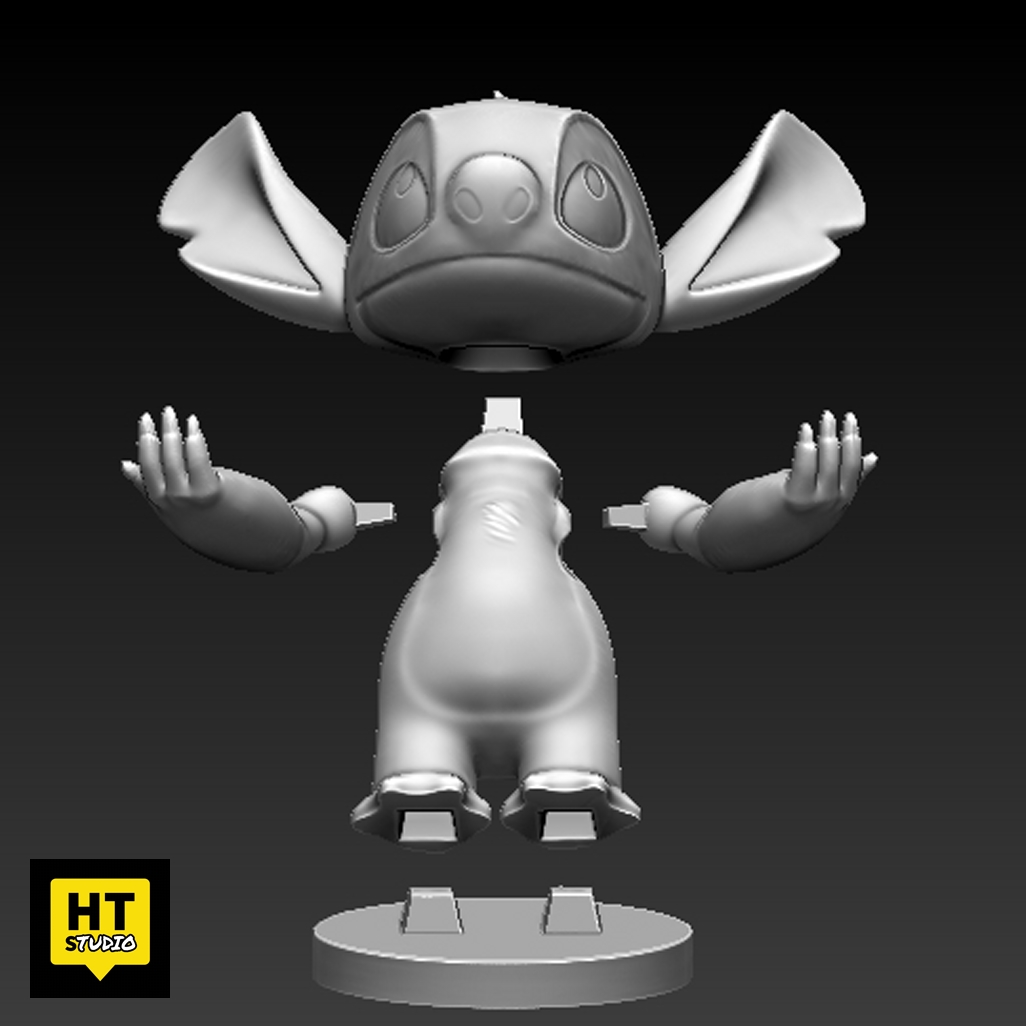 🎲 Stitch Stand・ STL File for ・Cults