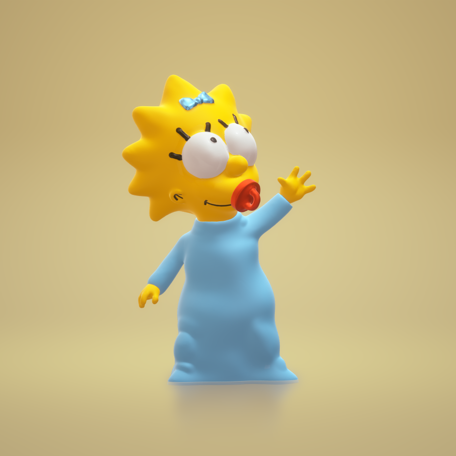 👪 Maggie The Simpsons Family Collection・Free STL File for ・Cults