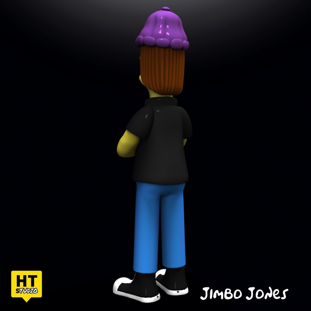 STL 文件 Jimbo Jones The Simpsons 👽 ・可下载 3D 打印模型・Cults