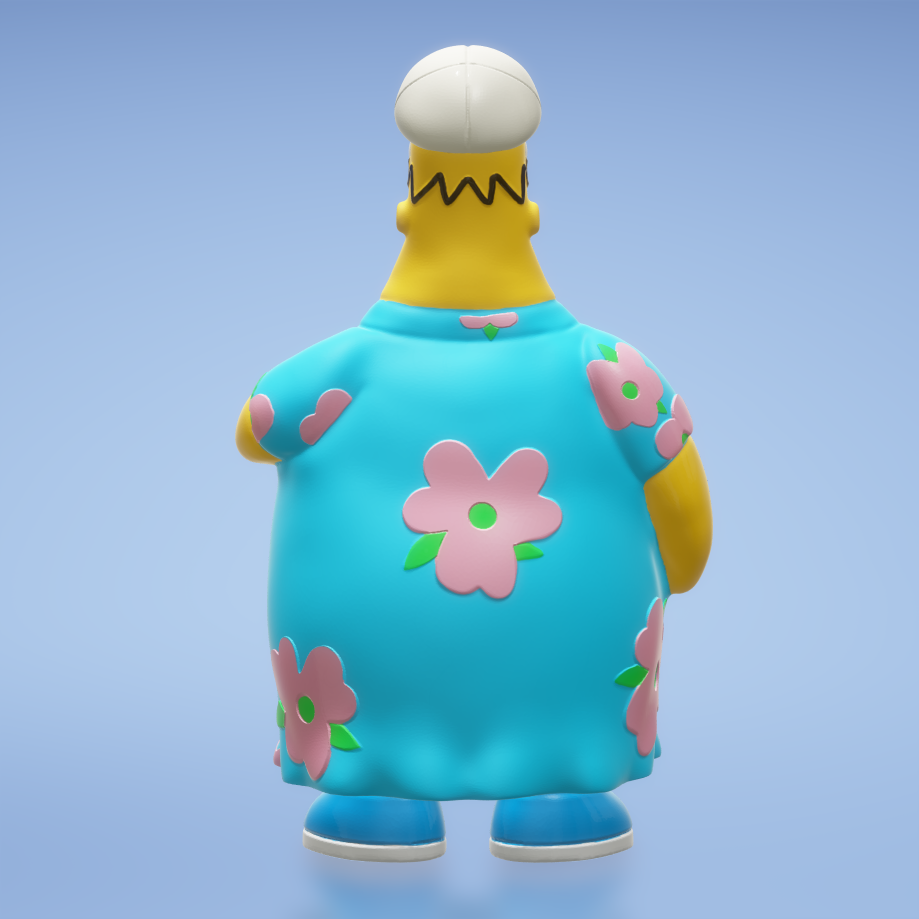 3D file King Size Homer 🤴 ・Model to download and 3D print・Cults