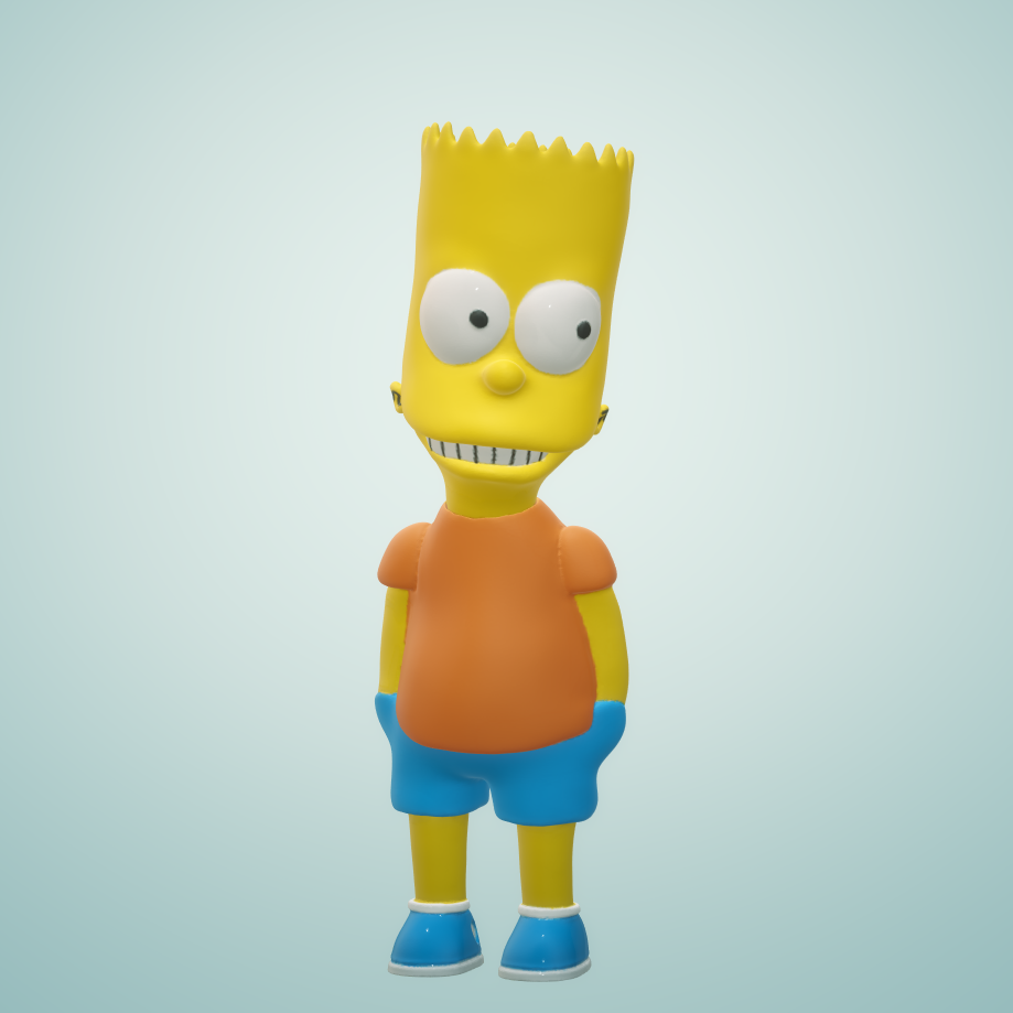 STL file Bart The Simpsons Family Collection 👪 ・3D print design to ...