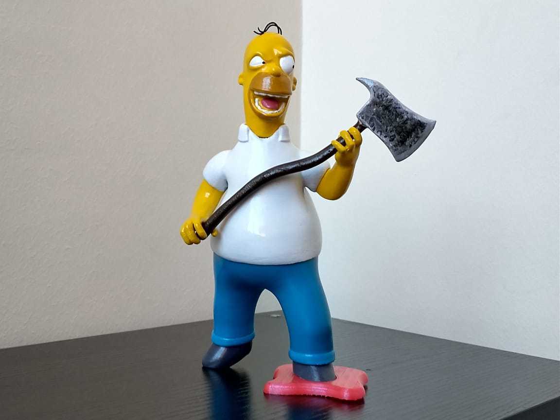 🆓 The Simpsons Homer The Shinning TreeHouse of Horror V・Free STL File ...