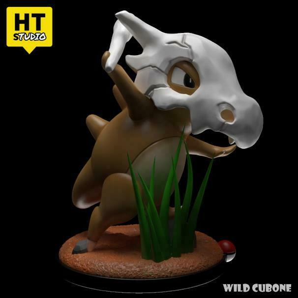 Файл STL Wild Cubone Pokemon 🐉 ・Дизайн 3D принтера для загрузки・Cults