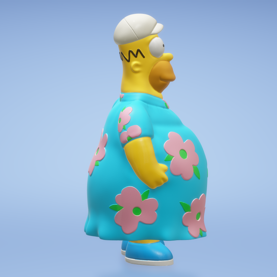 3D file King Size Homer 🤴 ・Model to download and 3D print・Cults
