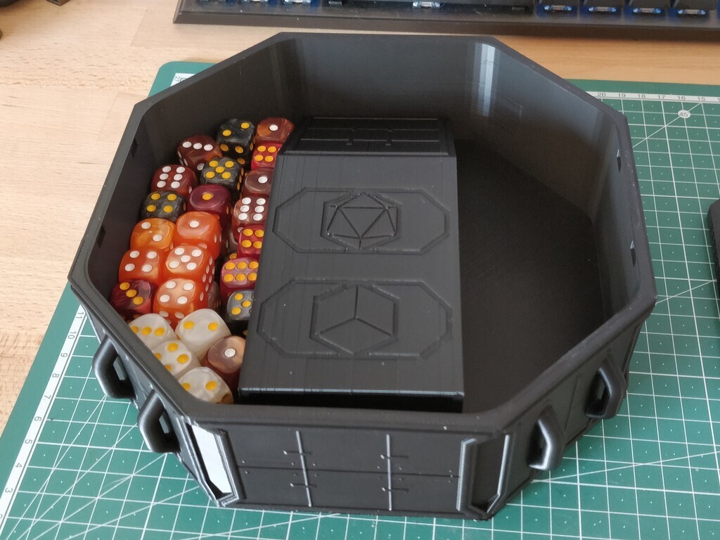 🎲 Dice Tray, Tower, and Latching Lid - War Gaming Terrain and Blank ...
