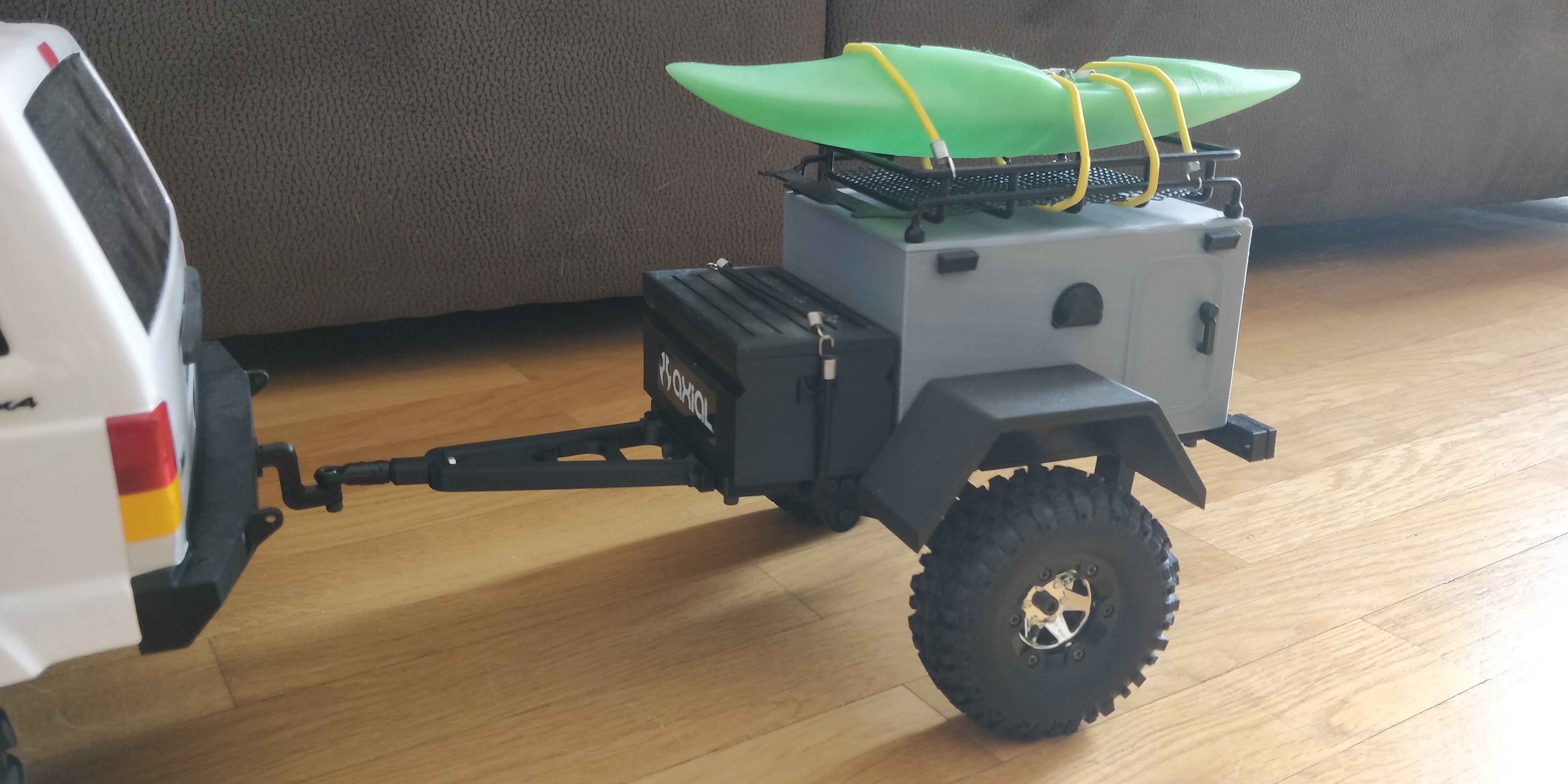 3D print 1:10 scale offroad trailer for crawlers・Cults