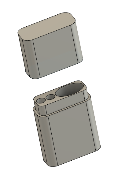 STL file Lighter and cigar case 🚬 ・Model to download and 3D print・Cults