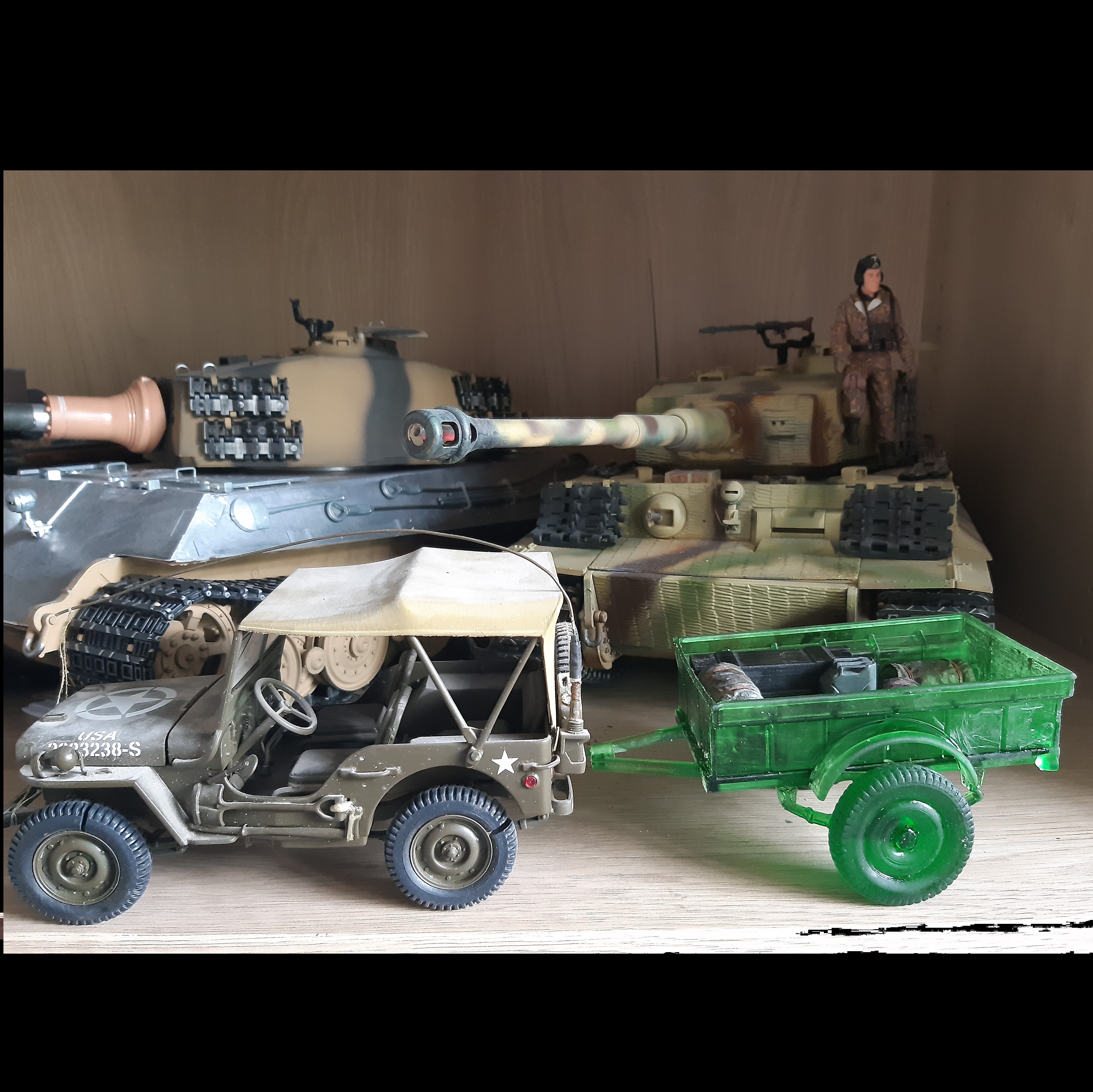 Работа [RC Tank] Bantam Willys trailer for JEEP 1/16, 1/35 and 1/43 с ...