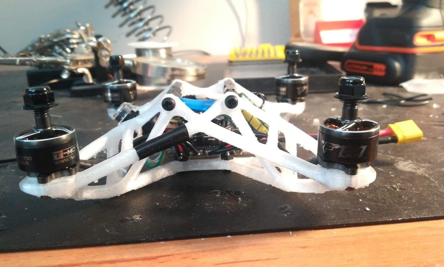 STL file Bionic frame 140mm with extra 25,5x25,5mm holes 🖼️ ・3D print ...