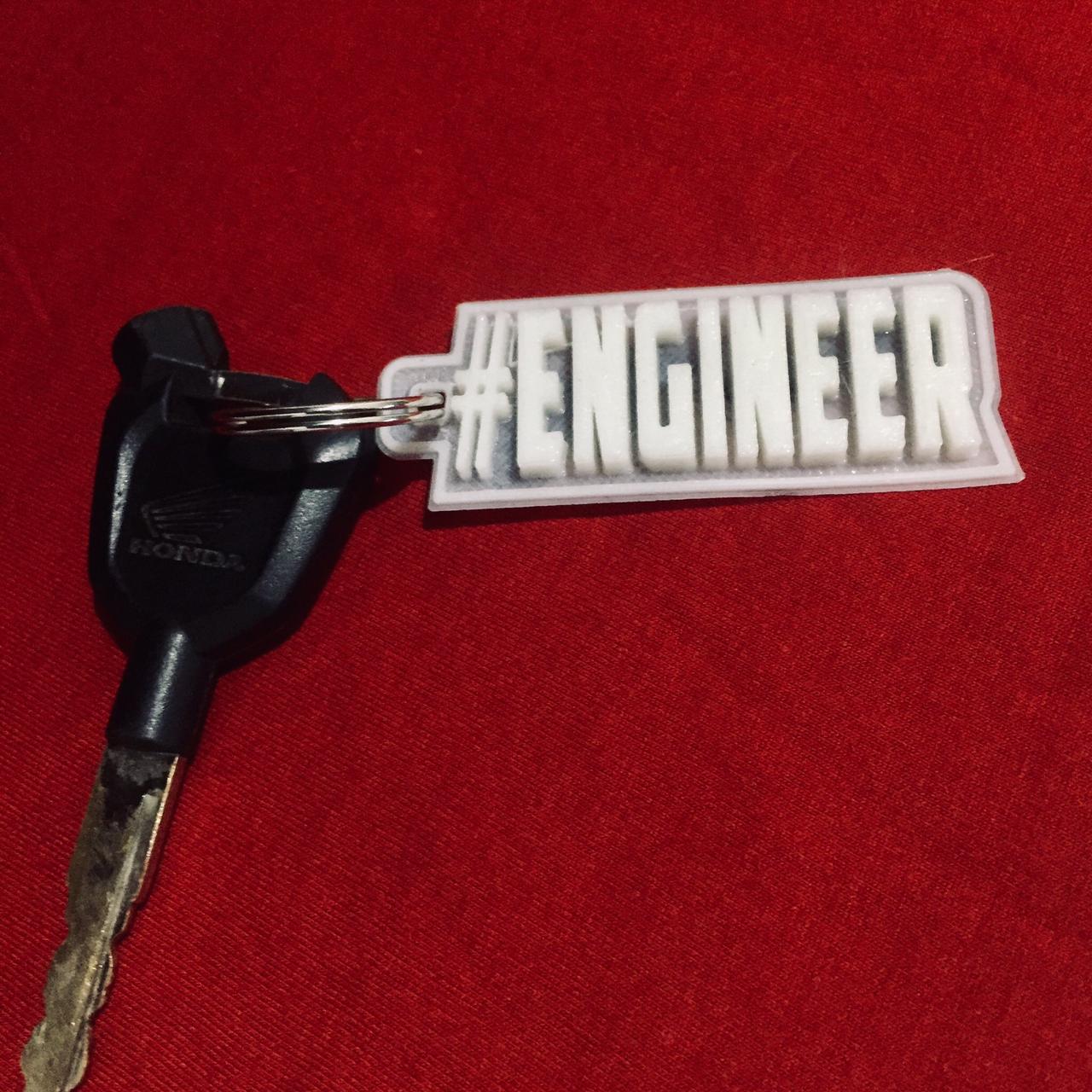 Free STL file KEYCHAIN ENGINEER 🗝️ ・3D printing idea to download・Cults