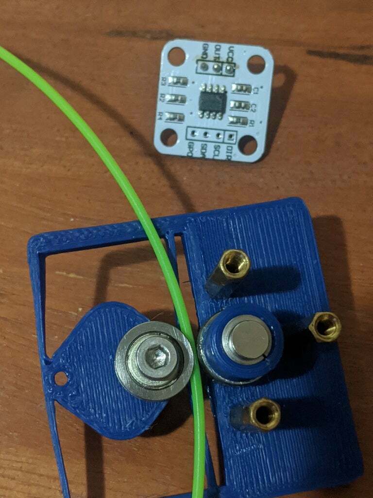 🧲 magnetic filament measuring wheel・Free STL File for ・Cults