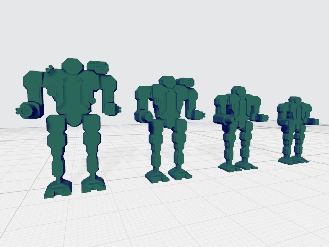🎲 Mecha Blip Counters・Free STL File for ・Cults