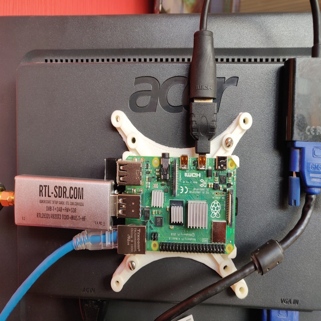 Free 3d File Raspberry Pi Mount Vesa Compatible 🔌 ・3d Printable Model