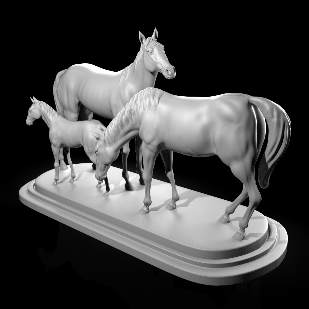 3D file horse_Family 🐎 ・3D printable model to download・Cults