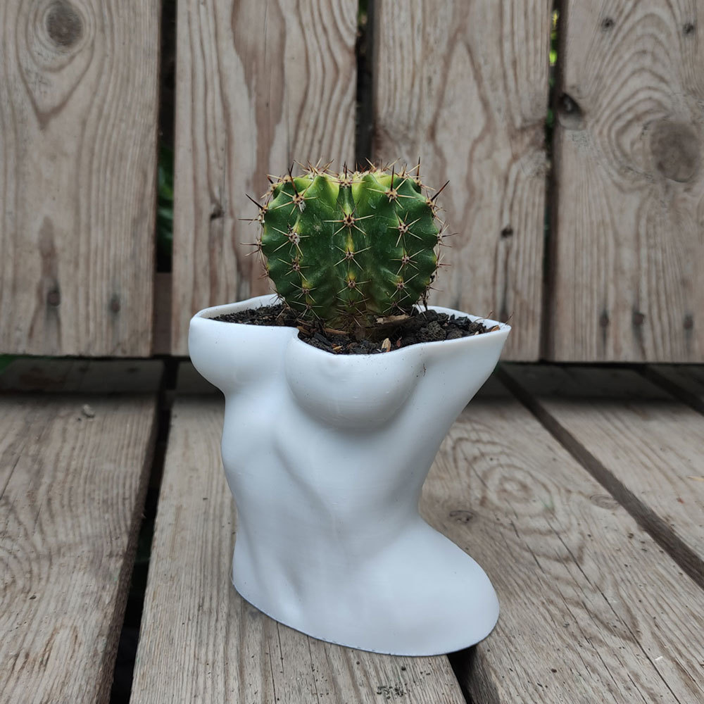 👩 woman body pot planter 2/2・ STL File for 3D printing・Cults