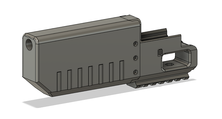 🔫 Glock Fischer style silencer・ 3D File for ・Cults
