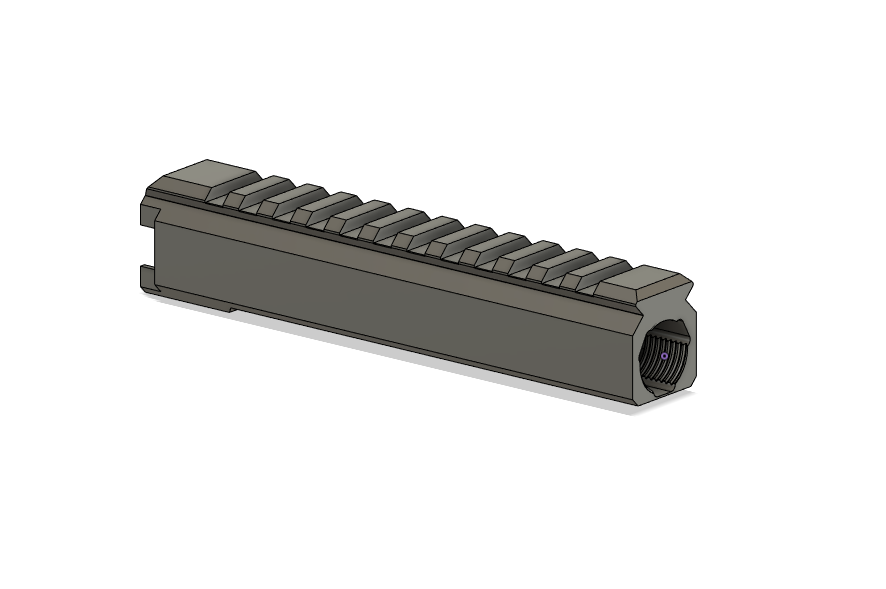 🔫 Railed AK gastube・Free 3D File for ・Cults