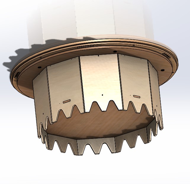 3D file Wood Rotating Dining Table Design -TBRI52000800800V1 🪵 ・3D ...