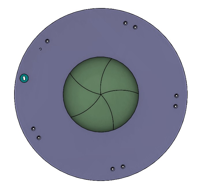 STL file 3DP5BLROD70A Mechanical Iris shutter diaphragm diy hobby ...