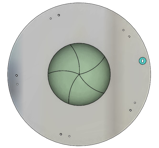 STL file 3DP5BLROD70A Mechanical Iris shutter diaphragm diy hobby ...
