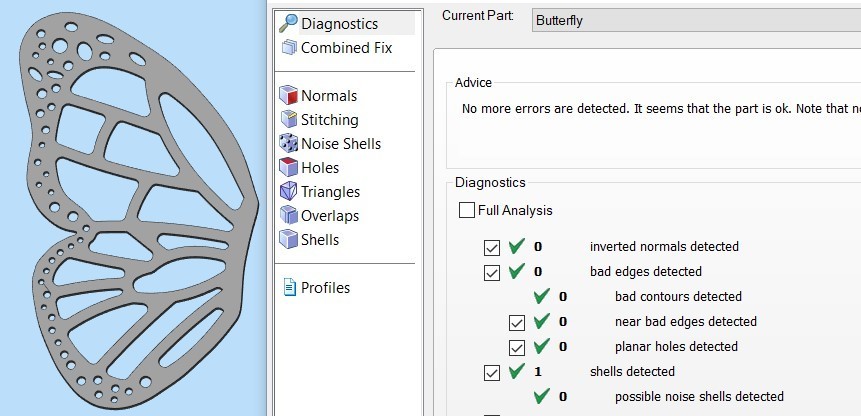 🦋 butterfly wing・ STL File for ・Cults