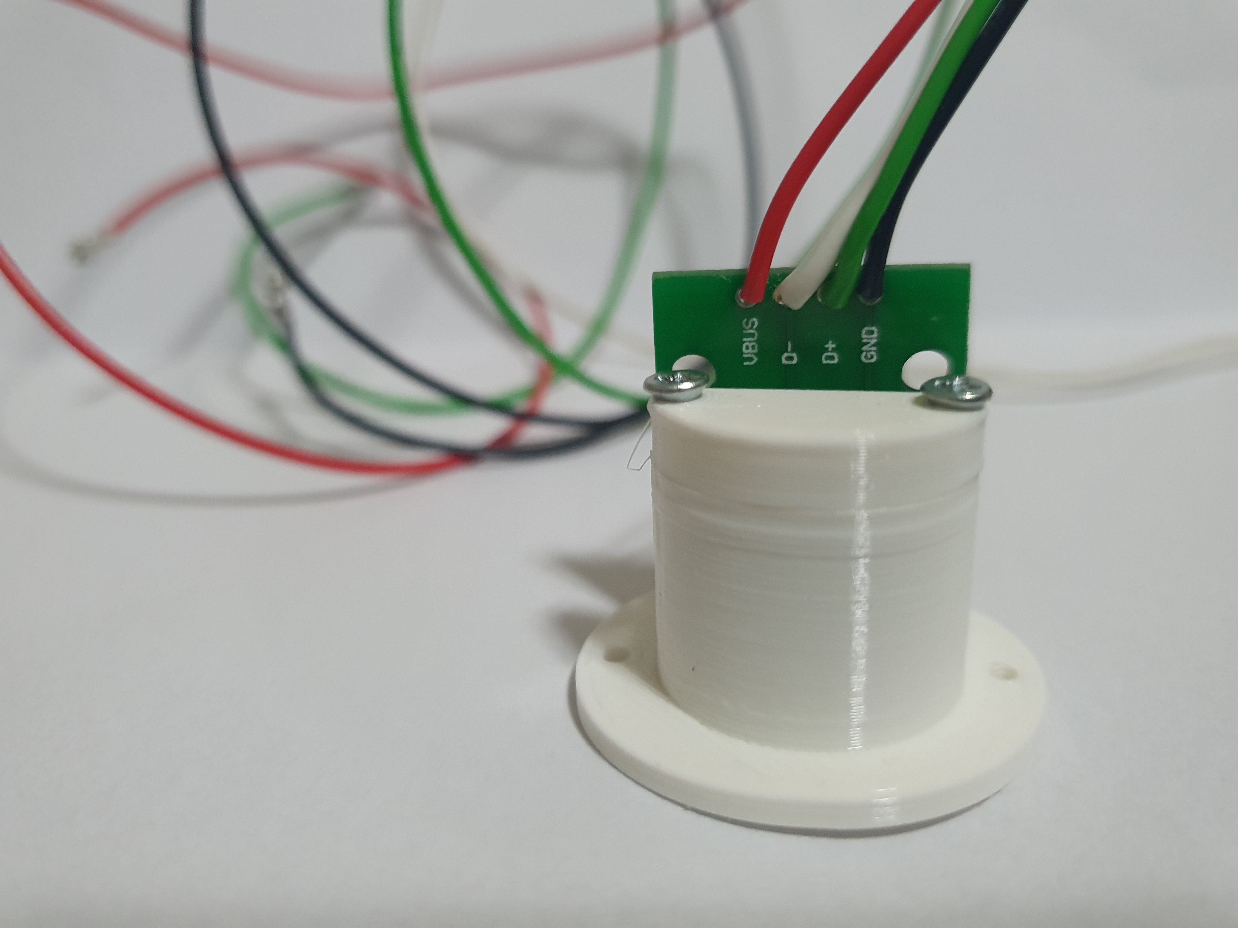 Fichier STL gratuit USB Type-B - Femelle - Montage sur panneau 💾 ...