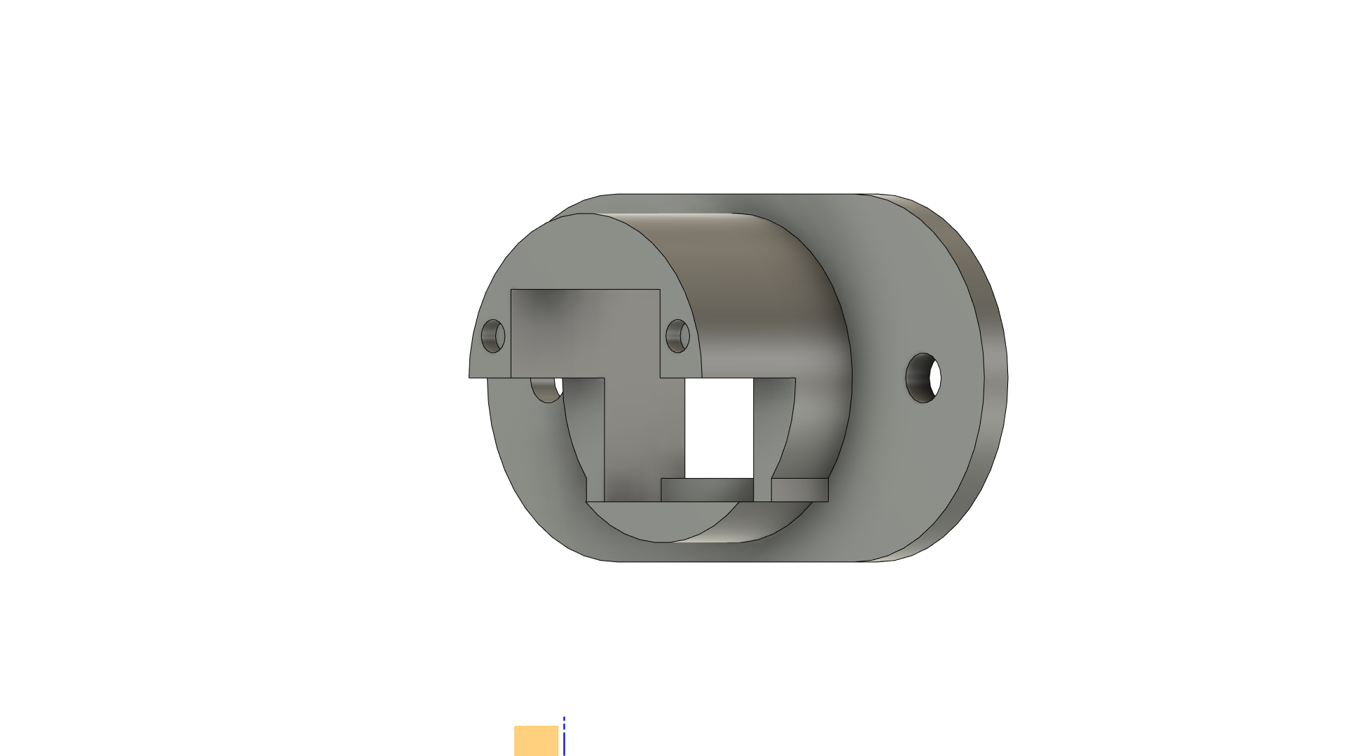 Fichier STL gratuit USB Type-B - Femelle - Montage sur panneau 💾 ...