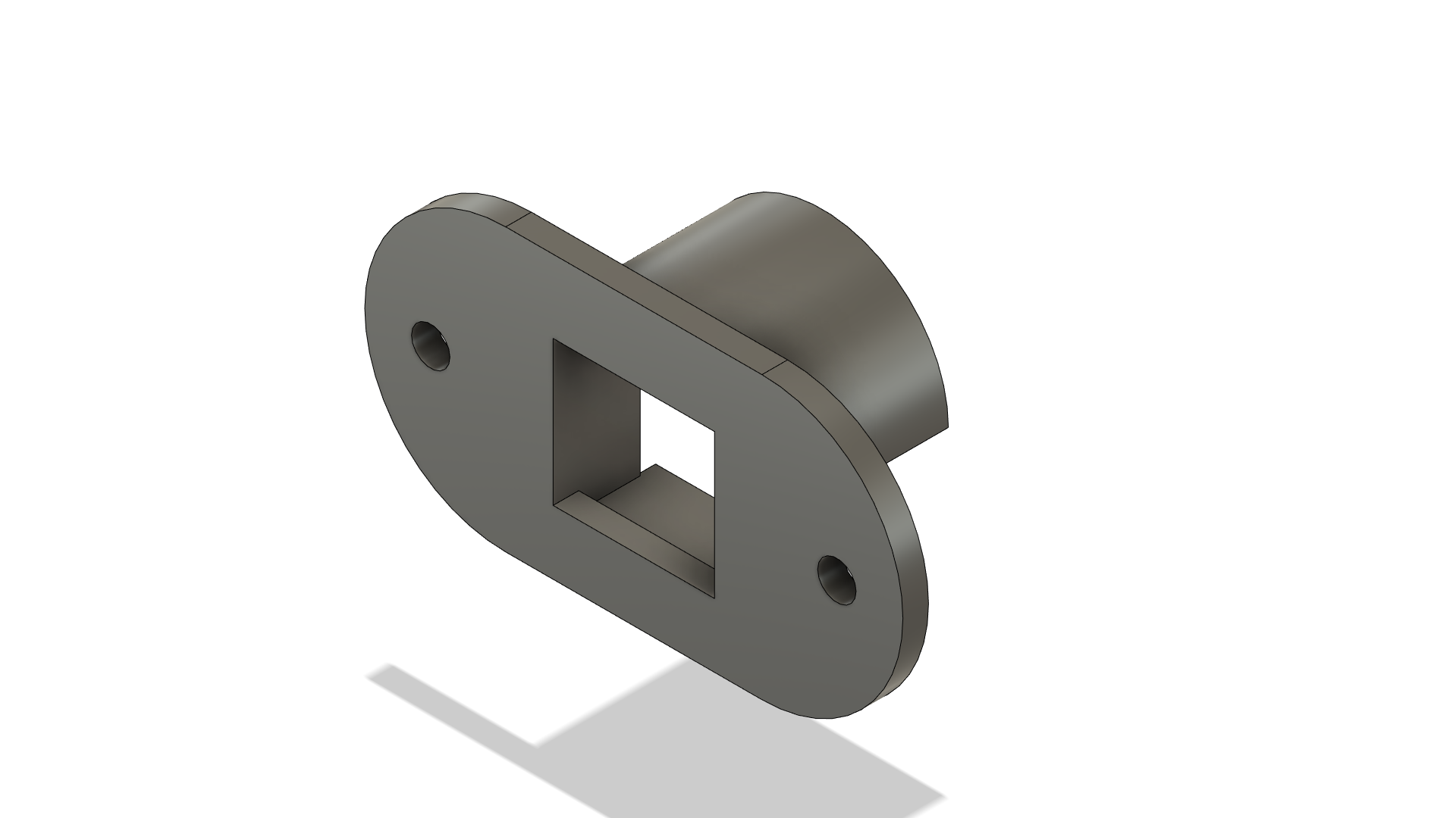 Fichier STL gratuit USB Type-B - Femelle - Montage sur panneau 💾 ...