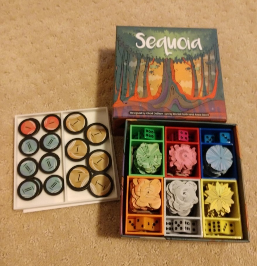🎲 Sequoia insert and organizer・Free STL File for ・Cults