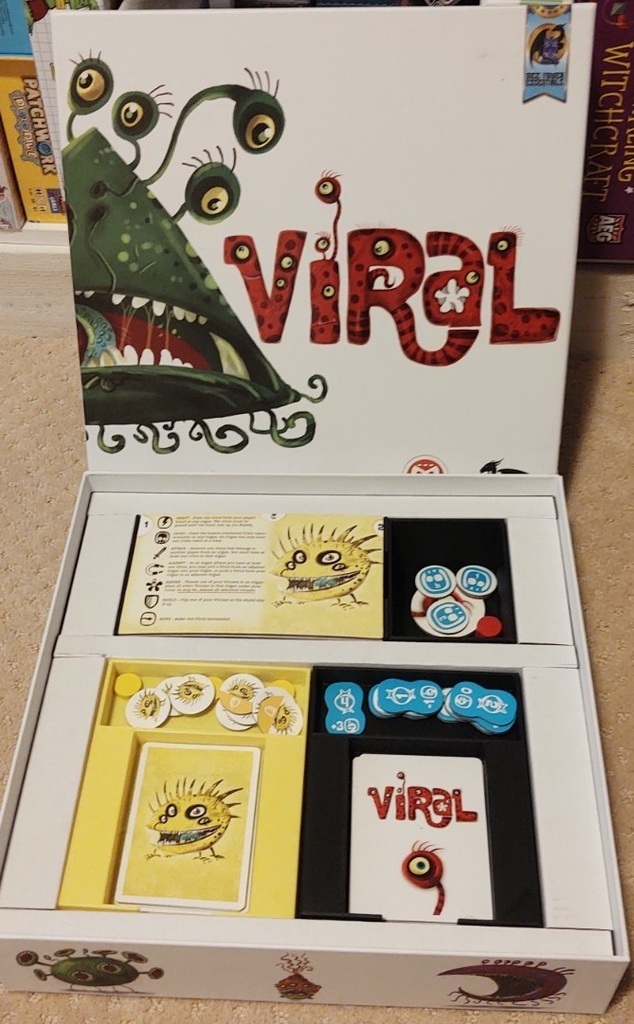 Free STL file Viral board game insert and organizer 🎲 ・3D printable ...