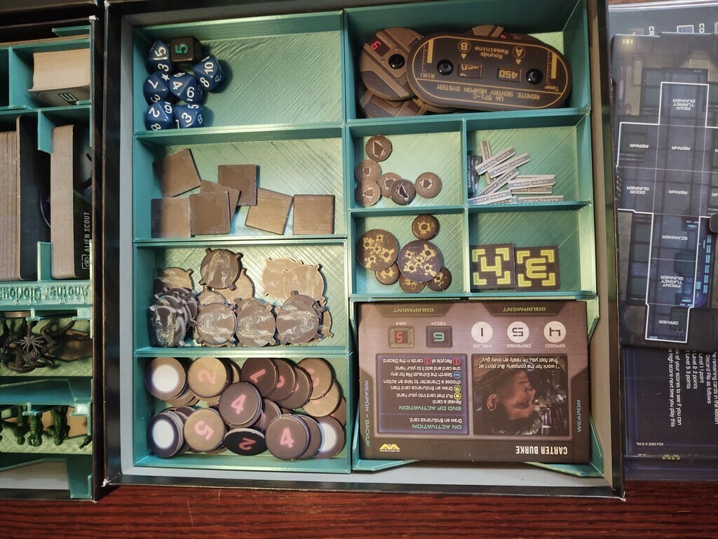 🎲 Aliens: Another Glorious Day In The Corps board game insert - all ...